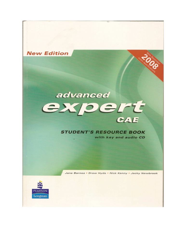 Advanced Expert CAE Student S Resource Book PDF | PDF