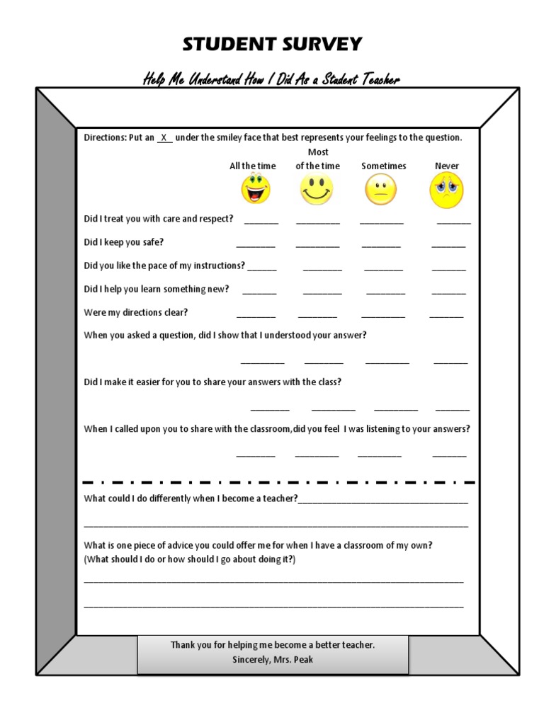 Student Survey | PDF