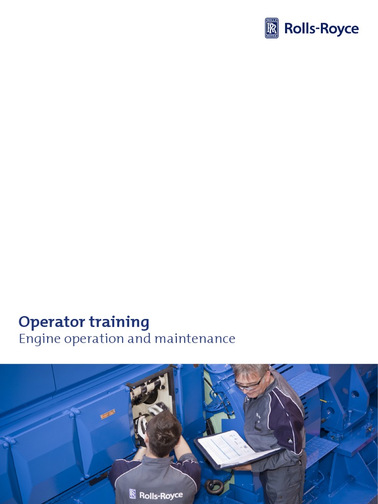 Operator Training: Engine Operation and Maintenance | PDF | Reliability ...