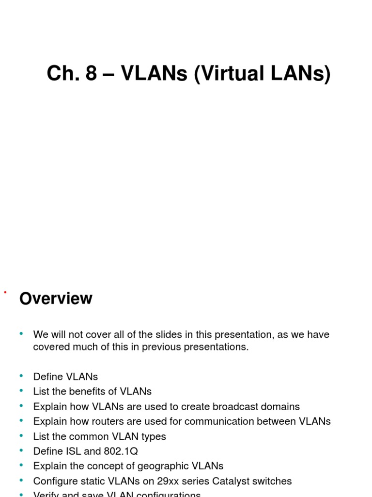 Vlans (Virtual Lans) | PDF | Network Switch | Computer Network