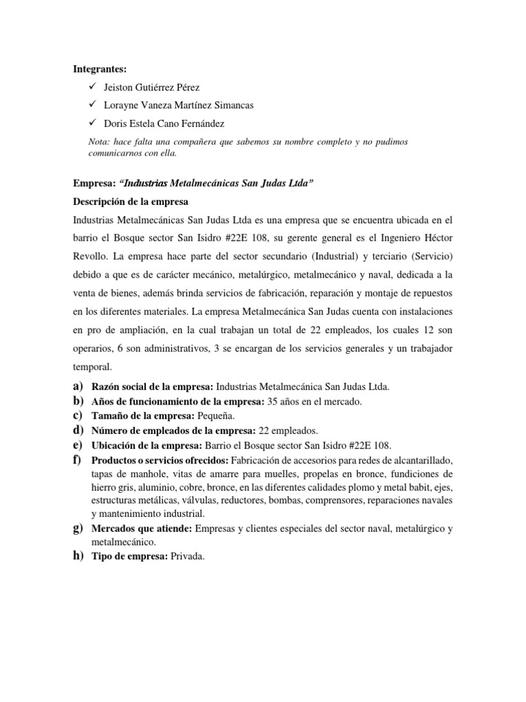 Listado Partes Interesadas | PDF