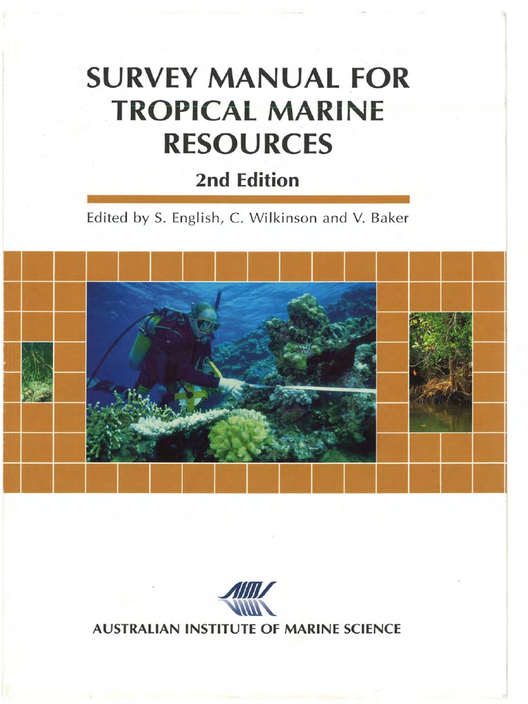 Survey Manual-Sm01 PDF | PDF | Coral Reef | Human Impact On The Environment