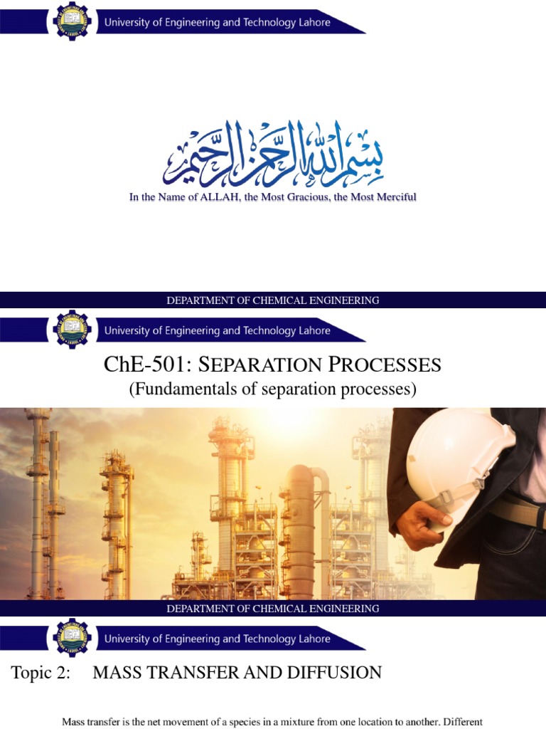 Topic-2 Mass Transfer and Diffusion | PDF | Diffusion | Mass Transfer