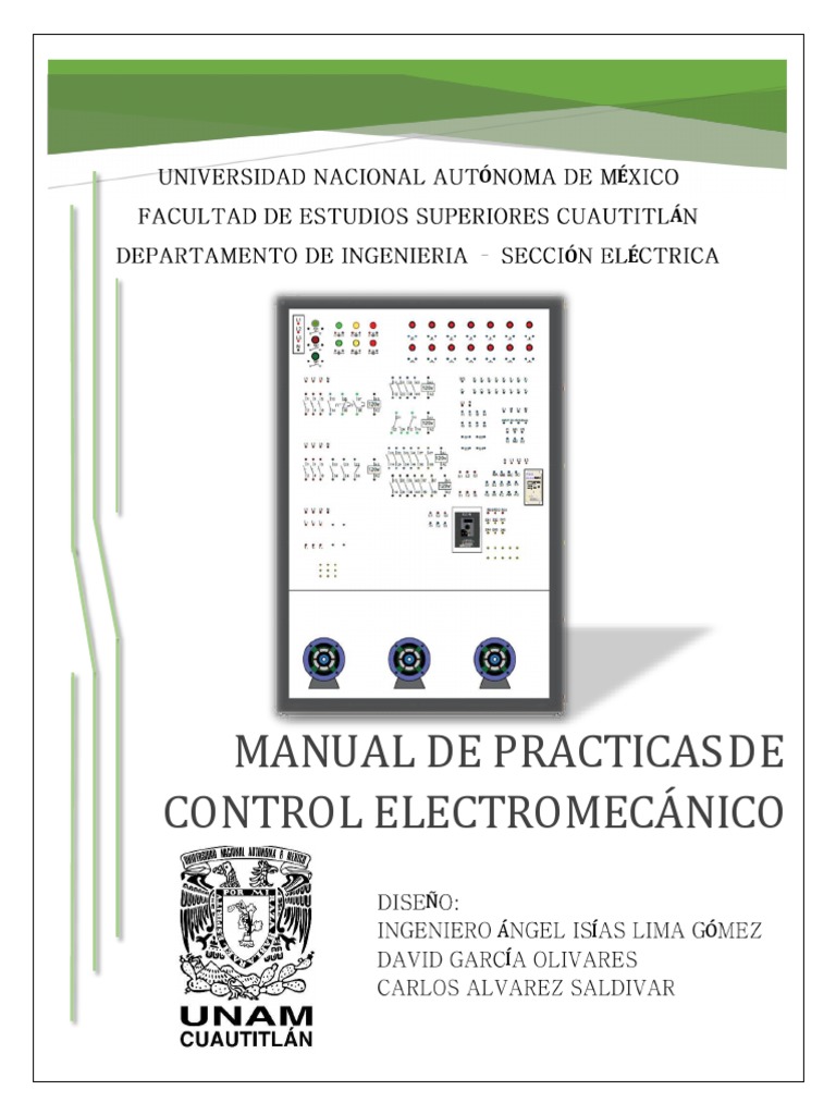 Manual de Practicas de Control Electromecánico | PDF | Relé | Ingeniería