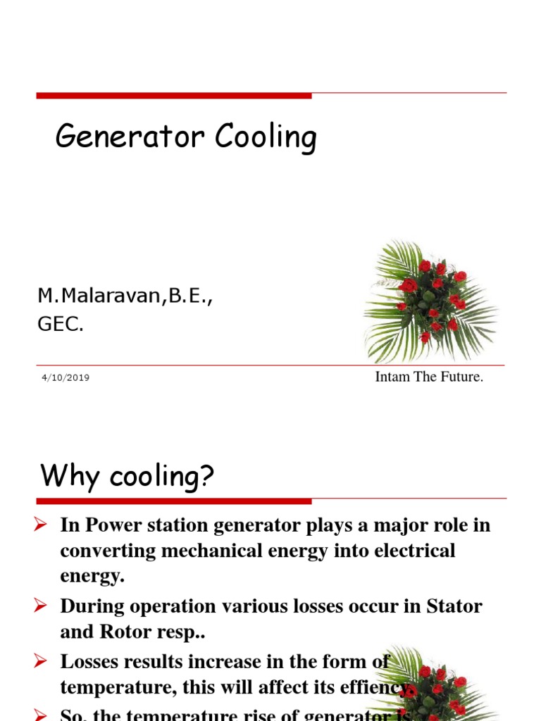 Hydrogen Cooling in Power Generators | PDF