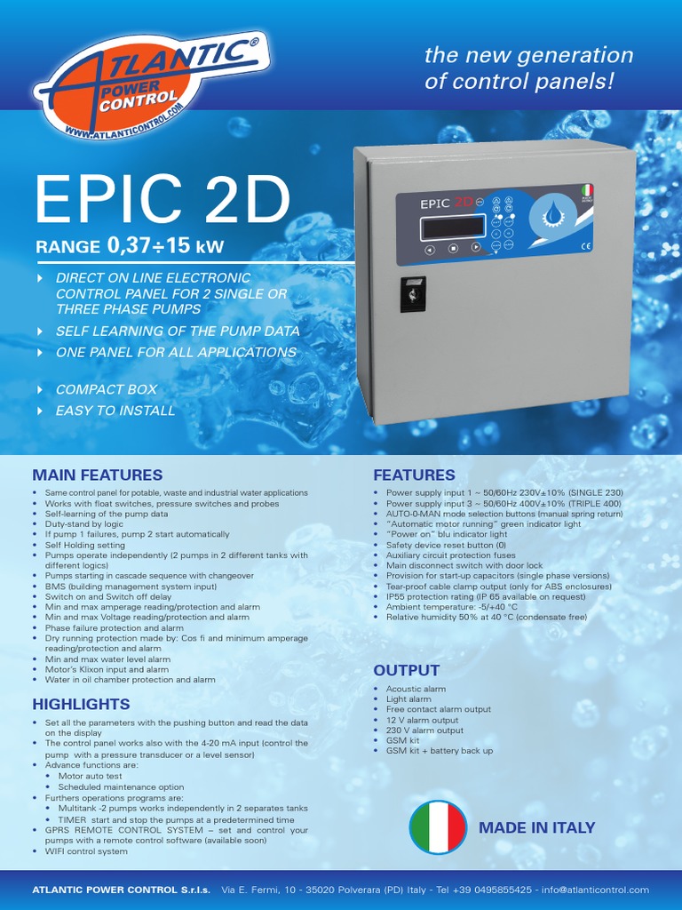 Epic 2D: The New Generation of Control Panels! | PDF | Power Supply ...