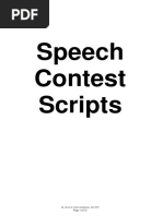 Script For General Evaluator | PDF