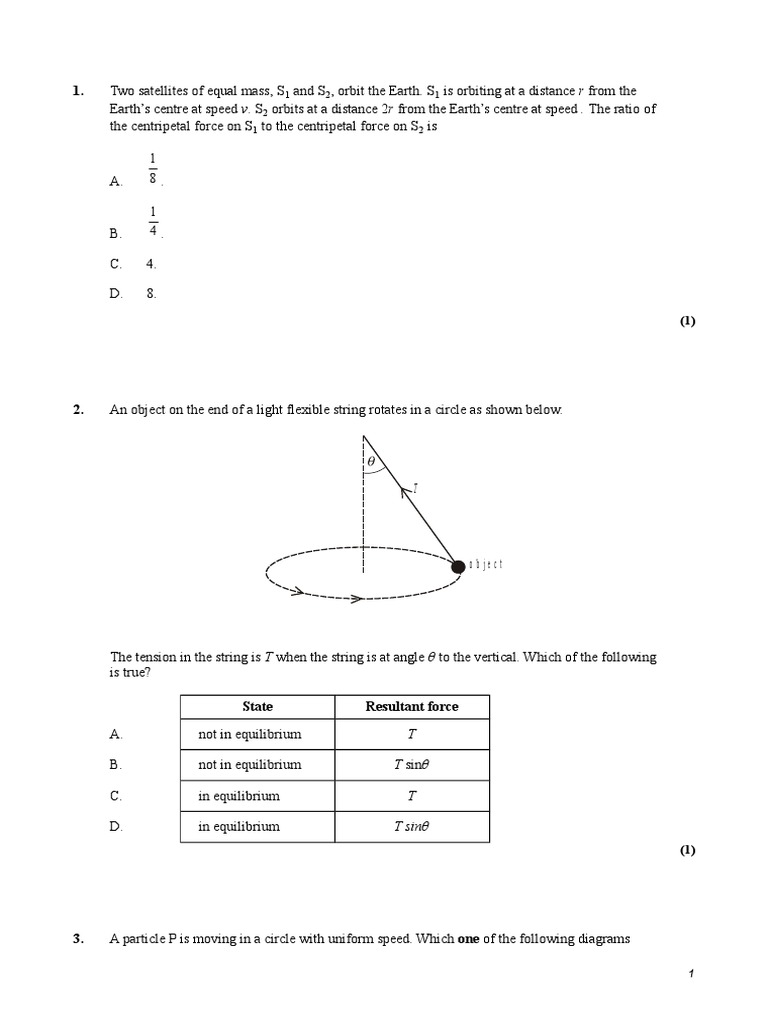Circular Motion | PDF | Acceleration | Force