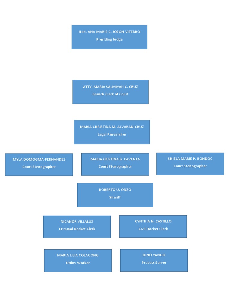 Organizational Chart | PDF | Social Science | Law
