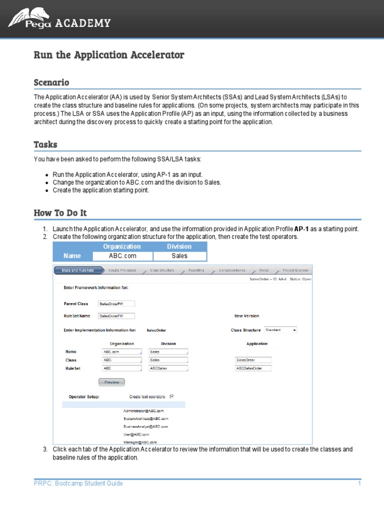 BC Application Accelerator | PDF