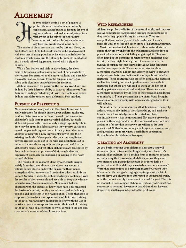 Alchemist: Wild Researchers | PDF | Bomb | Alchemy