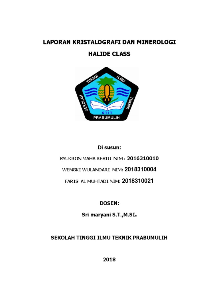 Laporan Kristalografi Dan Minerologi | PDF