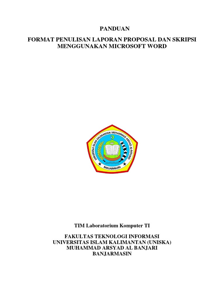Praktikum Panduan Format Penulisan Laporan | PDF