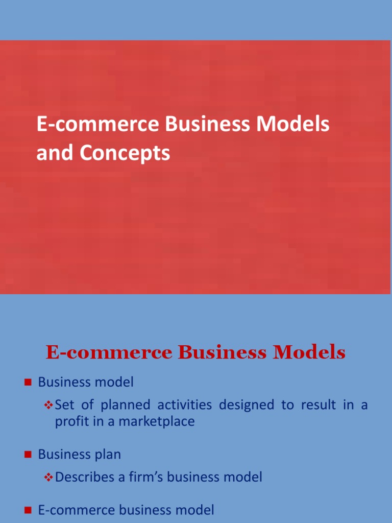 8-Key Elements of ECOMM Business Model | PDF | Retail | Competition