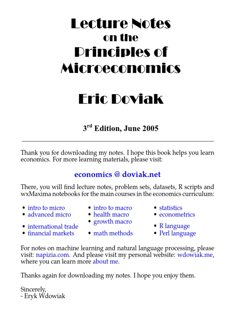 Microbook 3e PDF | PDF | Marginal Cost | Economics