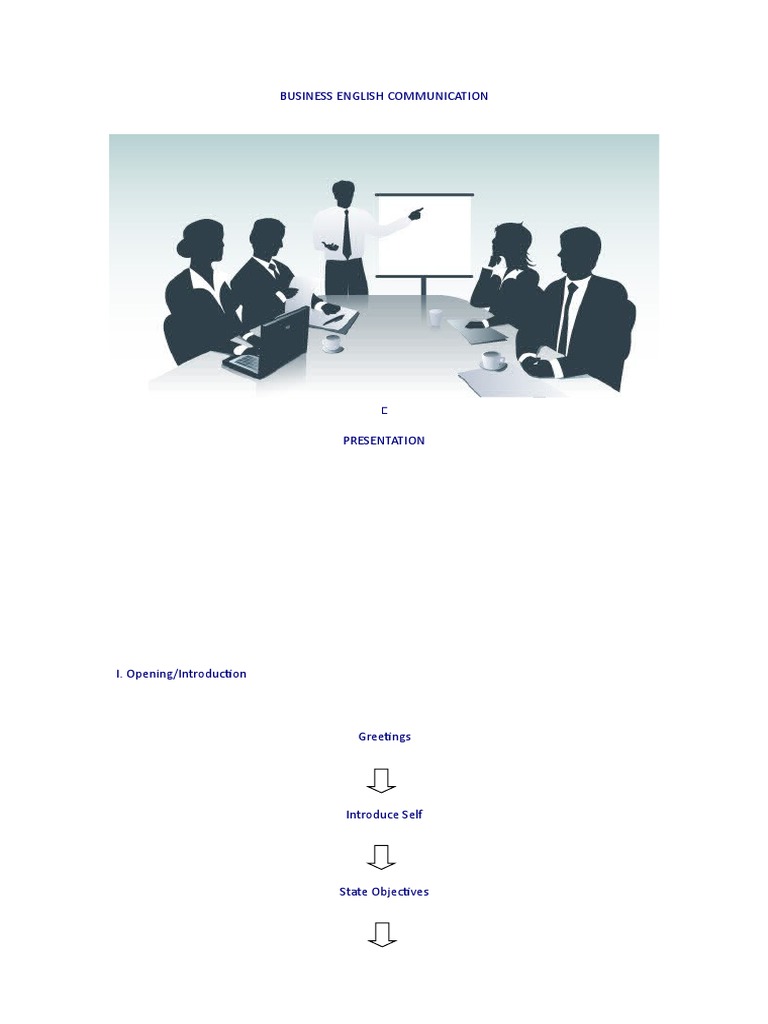 Business Presentation Phrases Pdf Communication Cognition