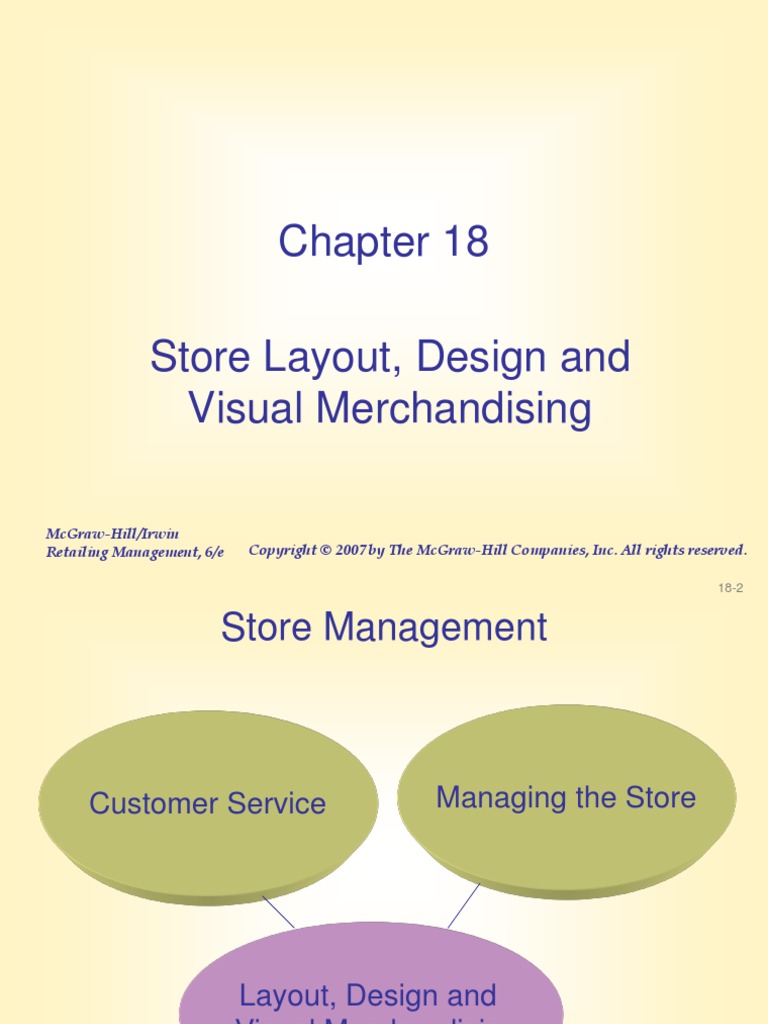 Store Layout, Design and Visual Merchandising: Mcgraw-Hill/Irwin ...