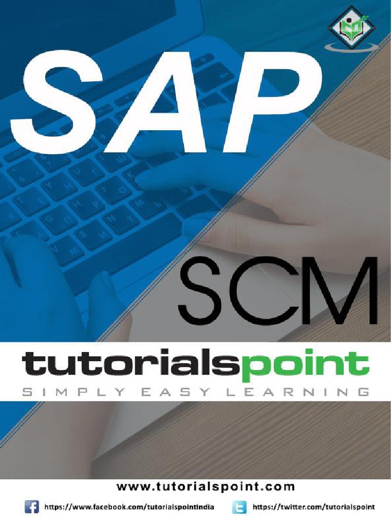 Sap Scm Tutorial Pdf Supply Chain Demand