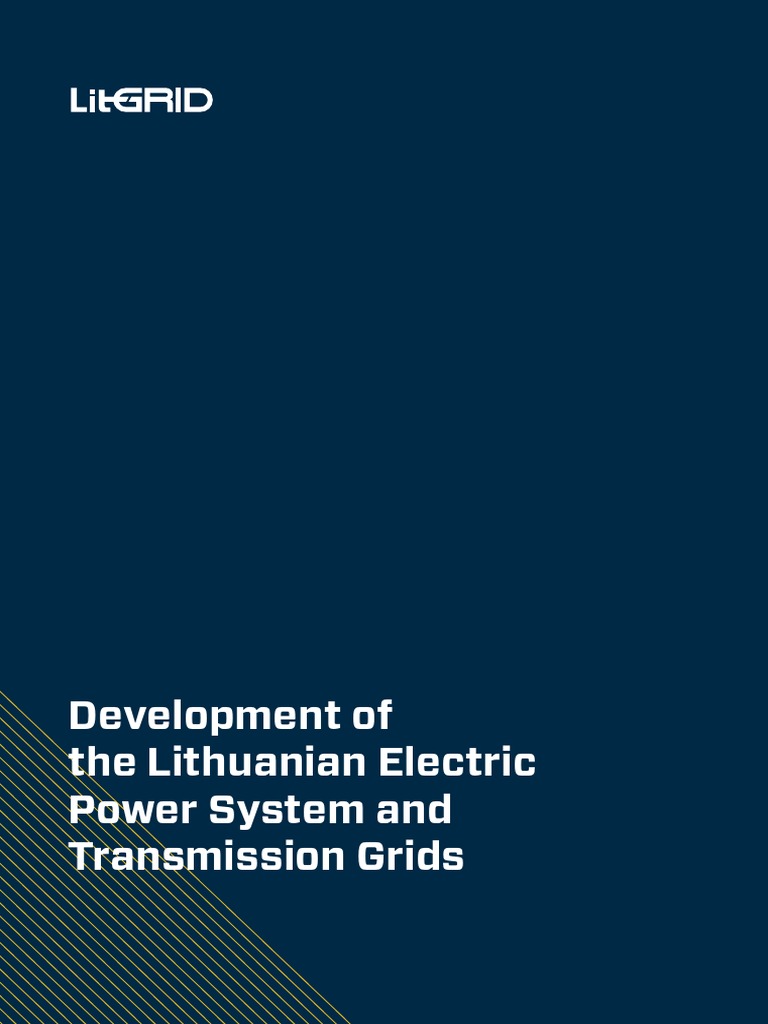 LitGrid PDF | PDF | Electrical Grid | Wind Power