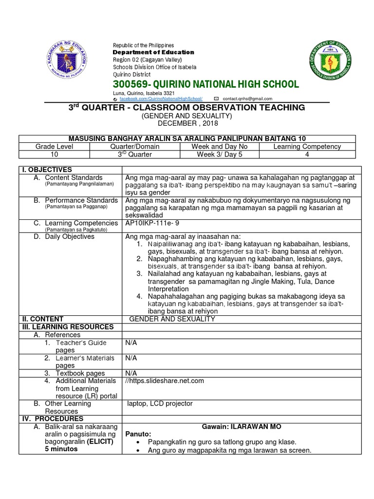 DEPED COPY I Araling Panlipunan Modyul P | PDF