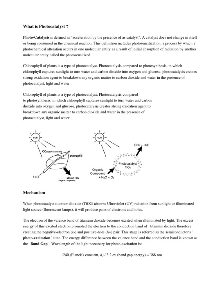 Photo Catalyst | PDF | Science & Mathematics
