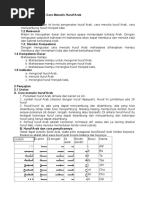 Tabel Huruf Hijaiyyah Sambung | PDF