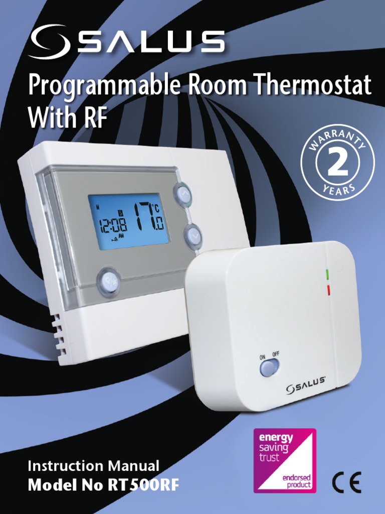 rt500 Manual | PDF | Thermostat | Electricity