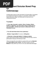 Prep | PDF | Colonoscopy | Pharmacy