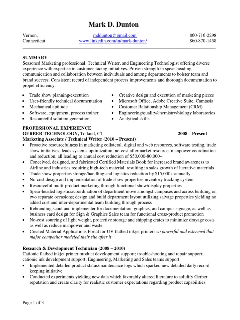 Mark D. Dunton: Major Competitor Modeled Their Site After It | PDF