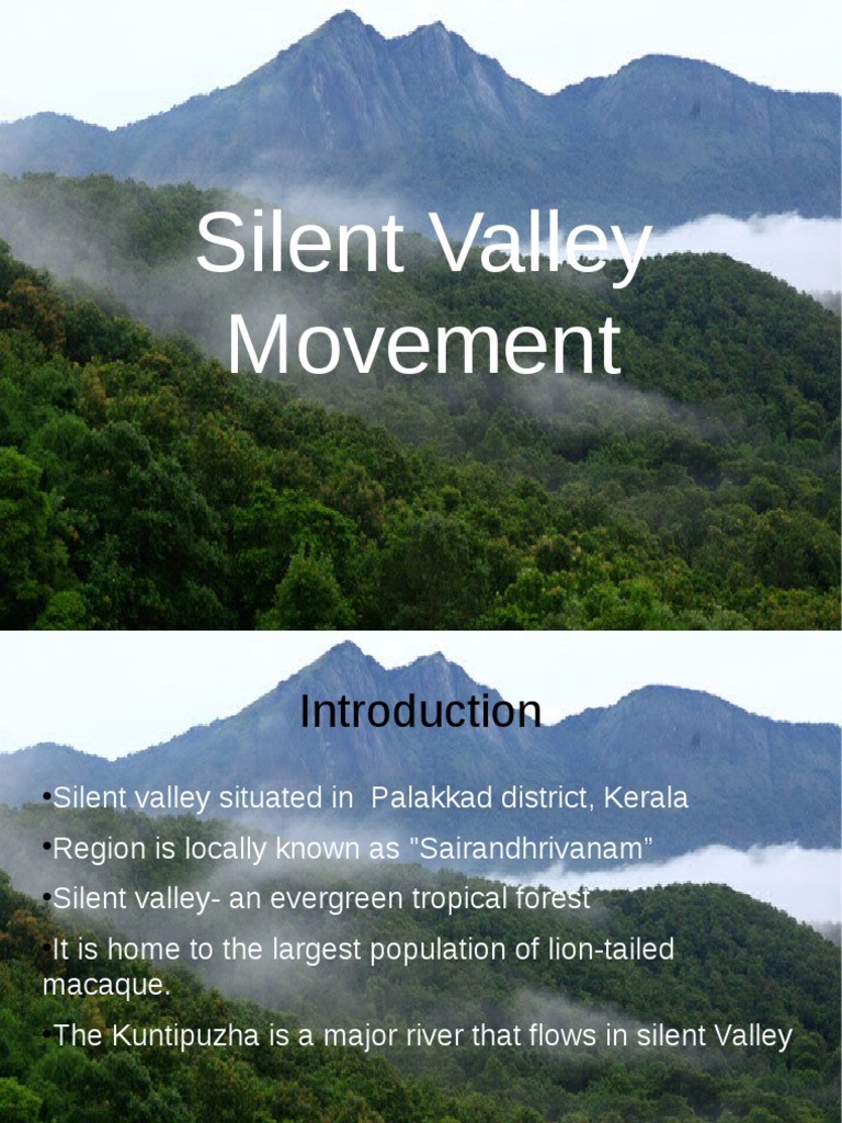 Silent Valley Movement | PDF | Natural Environment | Environmental ...