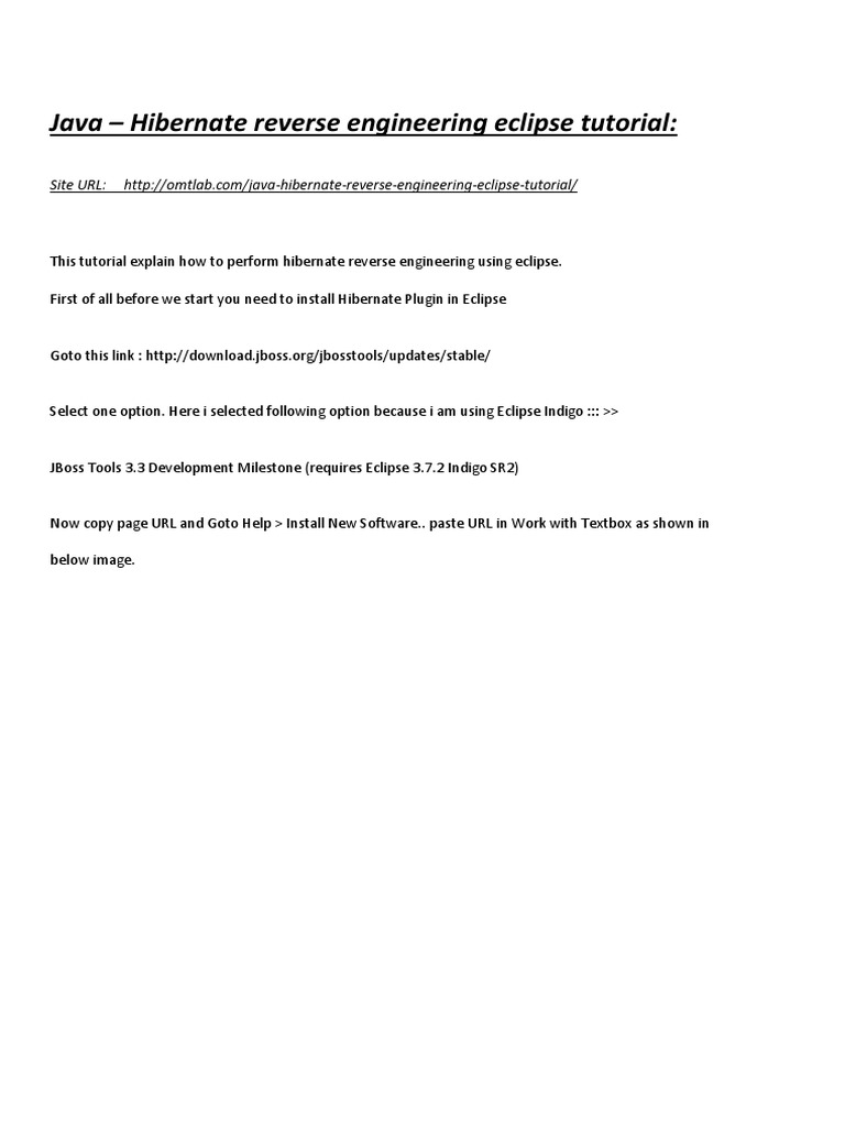 Hibernate Configuration Step by Step Process | PDF
