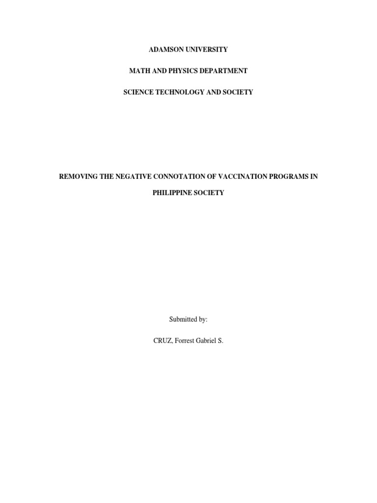 Form 1 Stuf Aps 2014 | PDF | Vaccines | Immunology