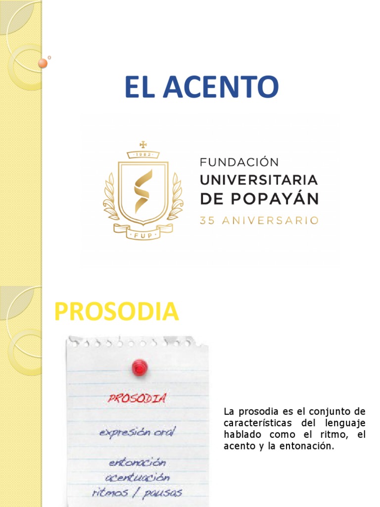 El Acento Estudiante | PDF | Comunicación oral | Morfología Lingüística