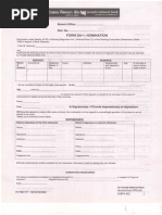 Nomination Form DA1 | PDF
