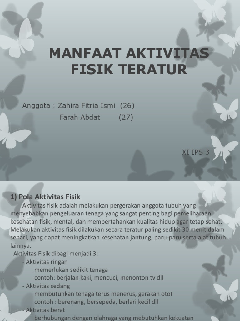 Contoh Soal Manfaat Aktivitas Fisik Teratur - Dunia Belajar