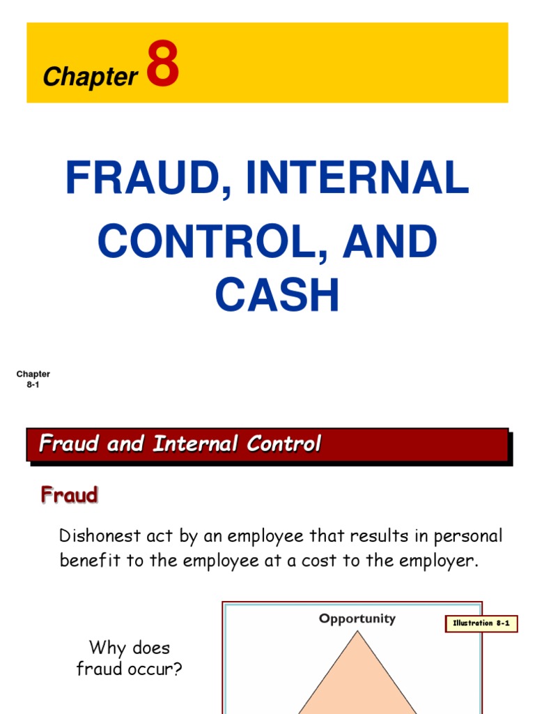 Fraud, Internal Control, and Cash | PDF | Internal Control | Cheque