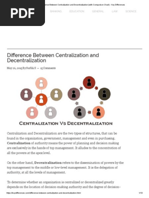 La décentralisation du Management RH - MBA Management des