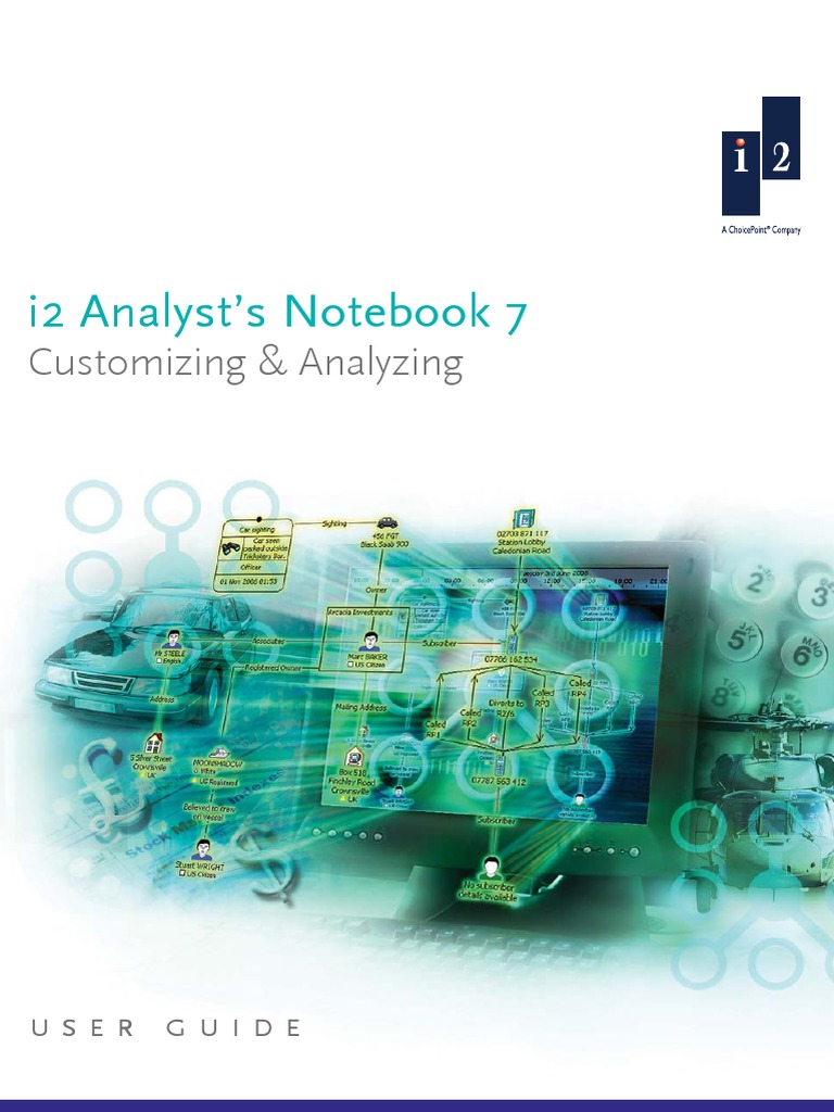 I2 Analyst's Notebook 7 User Guide - ISS Africa - Investigation PDF | PDF | Button (Computing ...
