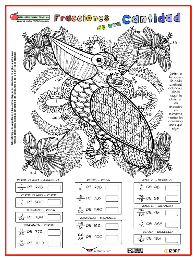 01 Fracciones de Una Cantidad | PDF | Internet