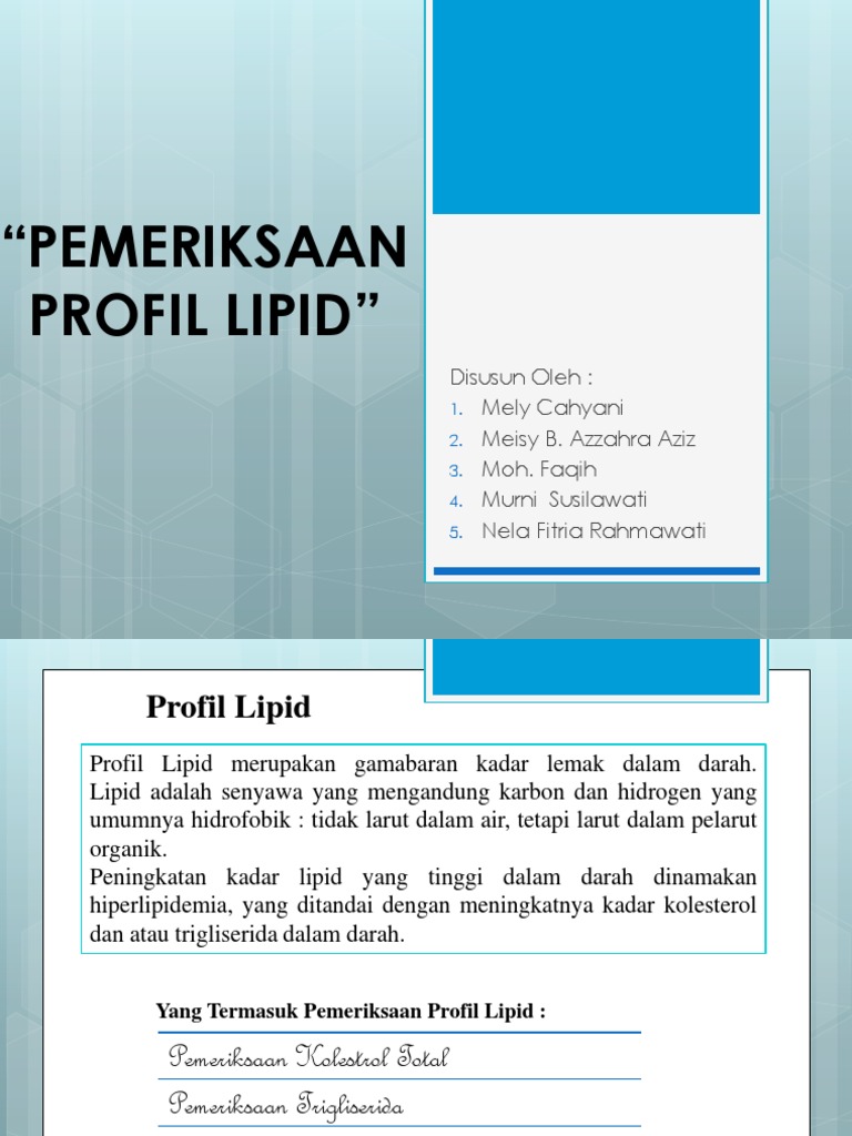 Kimklin (P) Pemeriksaan Profil Lipid-1 | PDF