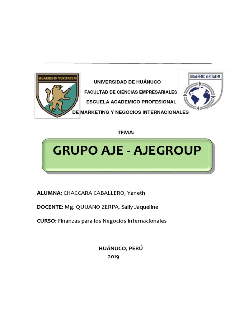 AJEGROUP | PDF | Economias | Business