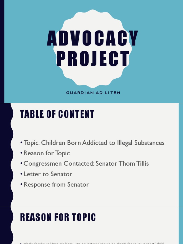 Advocacy Project | PDF | Social Science | Wellness
