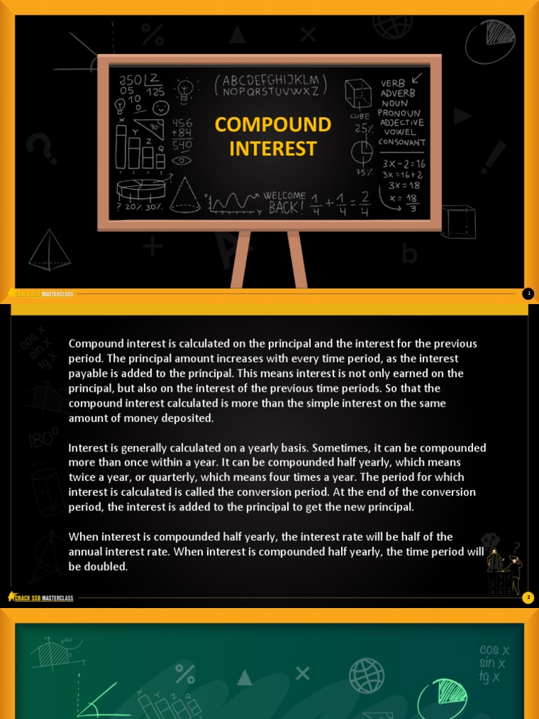 Compound Interest | PDF | Compound Interest | Interest