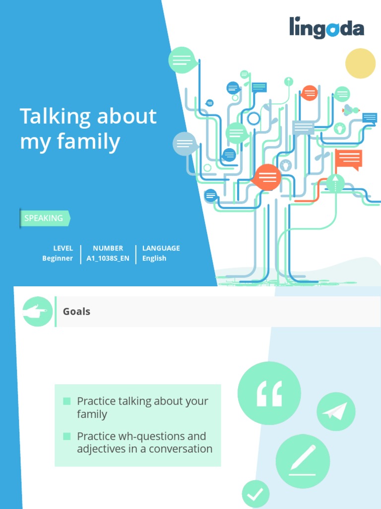 Talking About Your Family | PDF | Sibling | Question