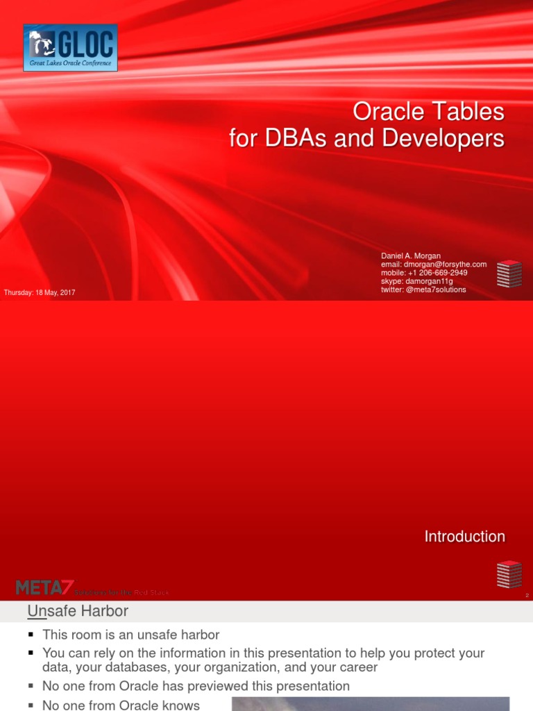 Gloc17 Tables Pdf Pdf Database Index Oracle Database