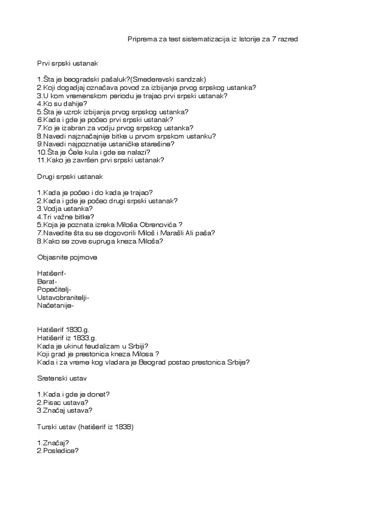 Priprema SZ 7 Raz.7 | PDF