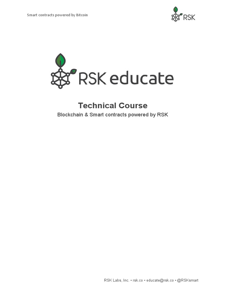 RSK Educate - Technical Course PDF | PDF | Bitcoin | Distributed Computing