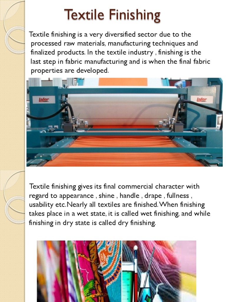 Advancement in Textile Finishing | Textiles | Chemical Substances