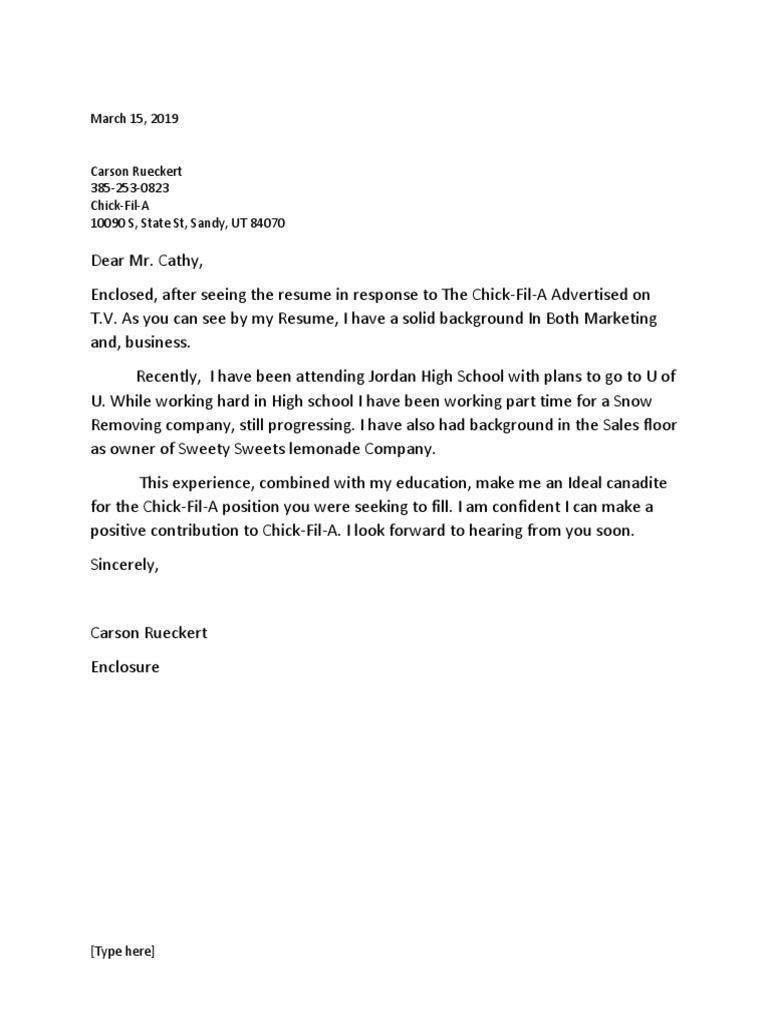 Cover Letter CR I Saved This For You | PDF | Career & Growth