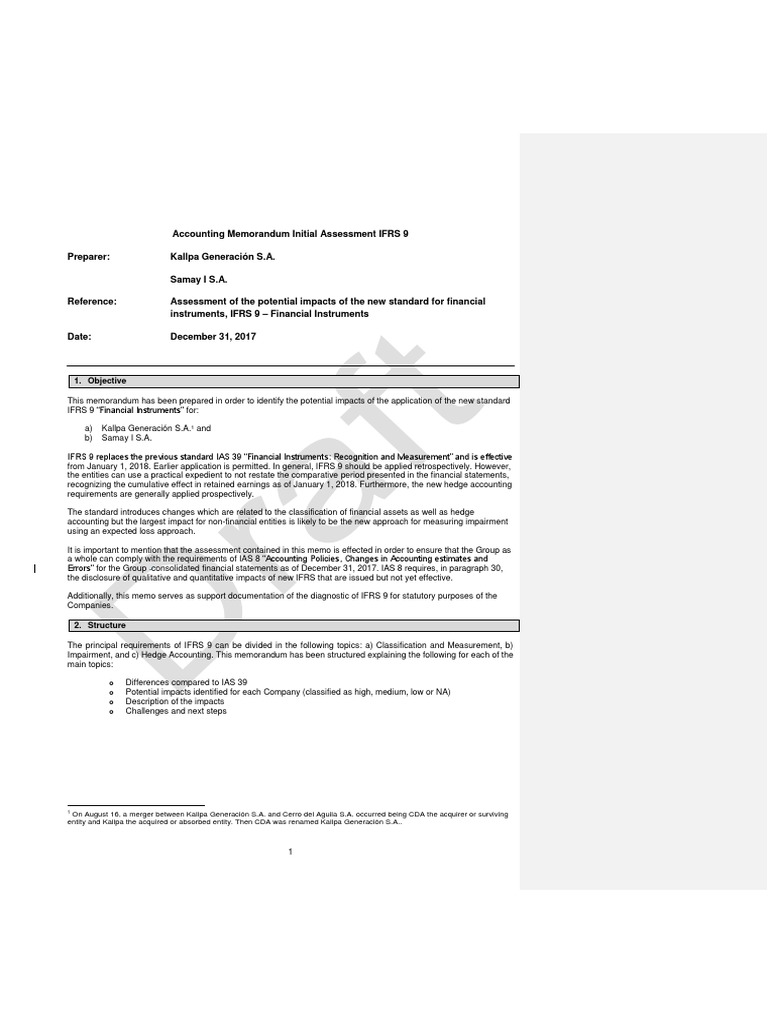 Objective | PDF | International Financial Reporting Standards | Service ...